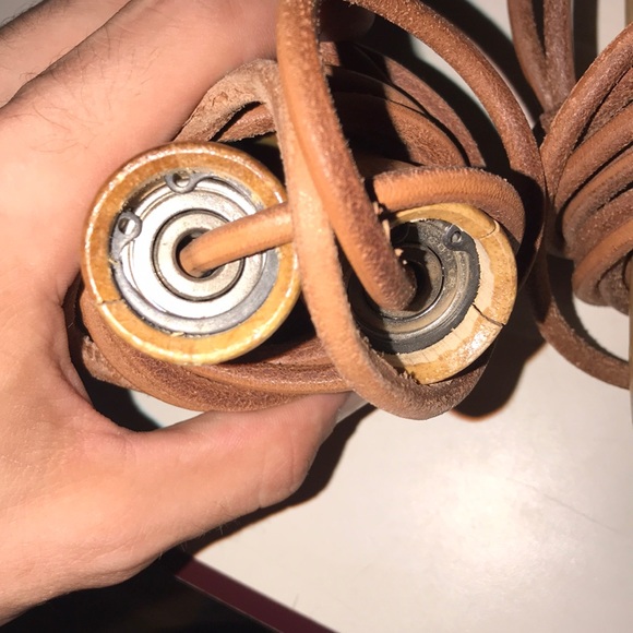 Everlast | Other | 2 Everlast Leather Weighted Jump Rope 95ft 29m ...